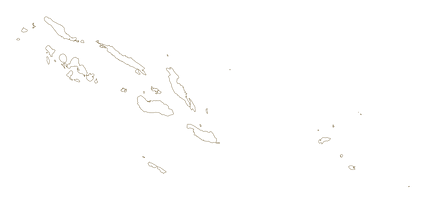 Solomon Islands map (Mercator projection) showing province boundaries ...