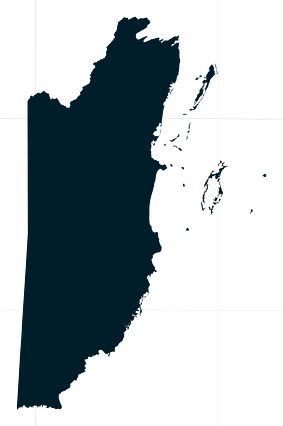 Belize map (Mercator projection) showing constituencies boundaries in ...