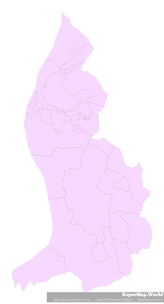 Liechtenstein map (Mercator projection) in pastel purple on transparent ...