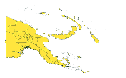 Super Map World | map of Papua New Guinea showing provinces boundaries ...